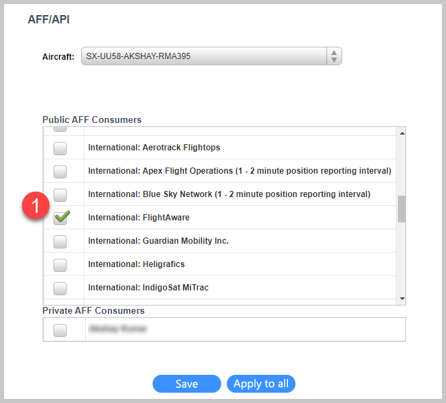 How to Set Up The AFF / API With FlightAware – Spidertracks