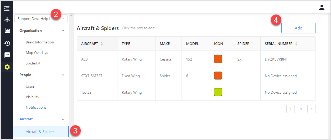 How To Add An Aircraft – Spidertracks
